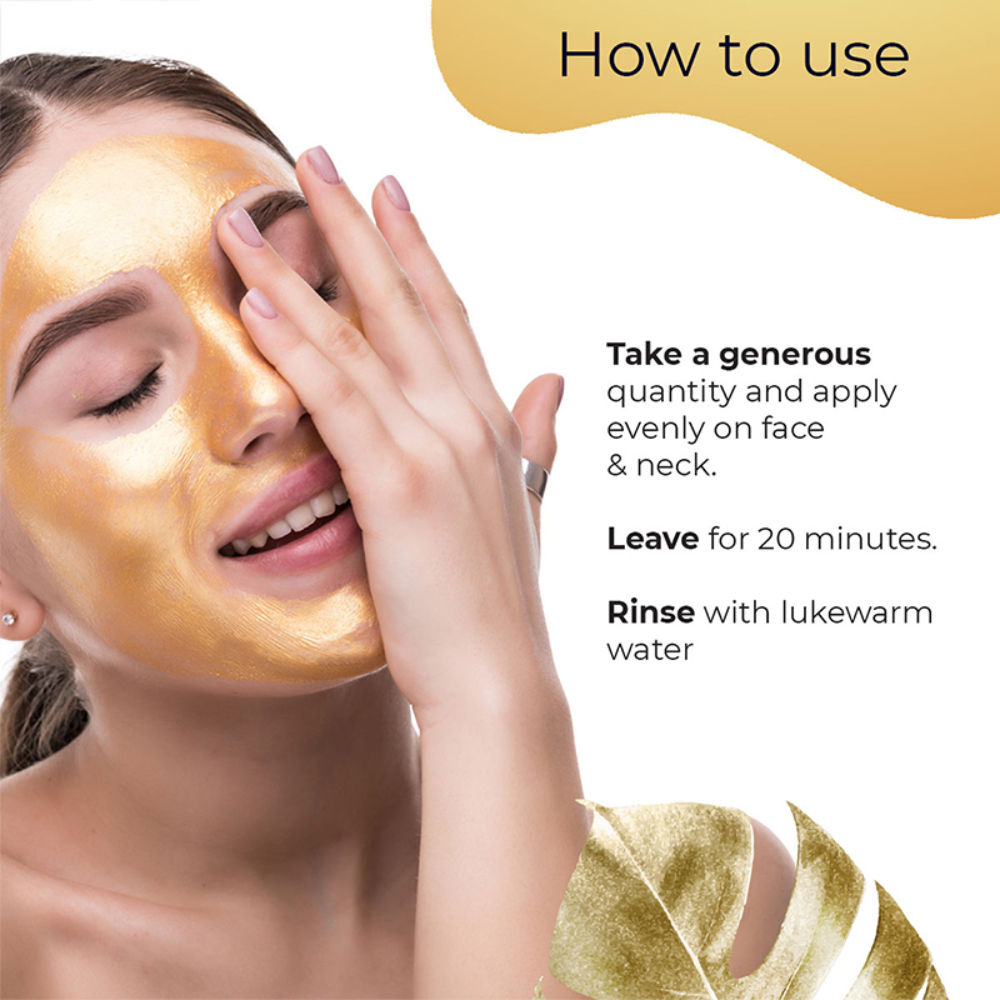 Pilgrim 24K Gold Facial Mask for Glowing & Radiant Skin Depigmentation ...