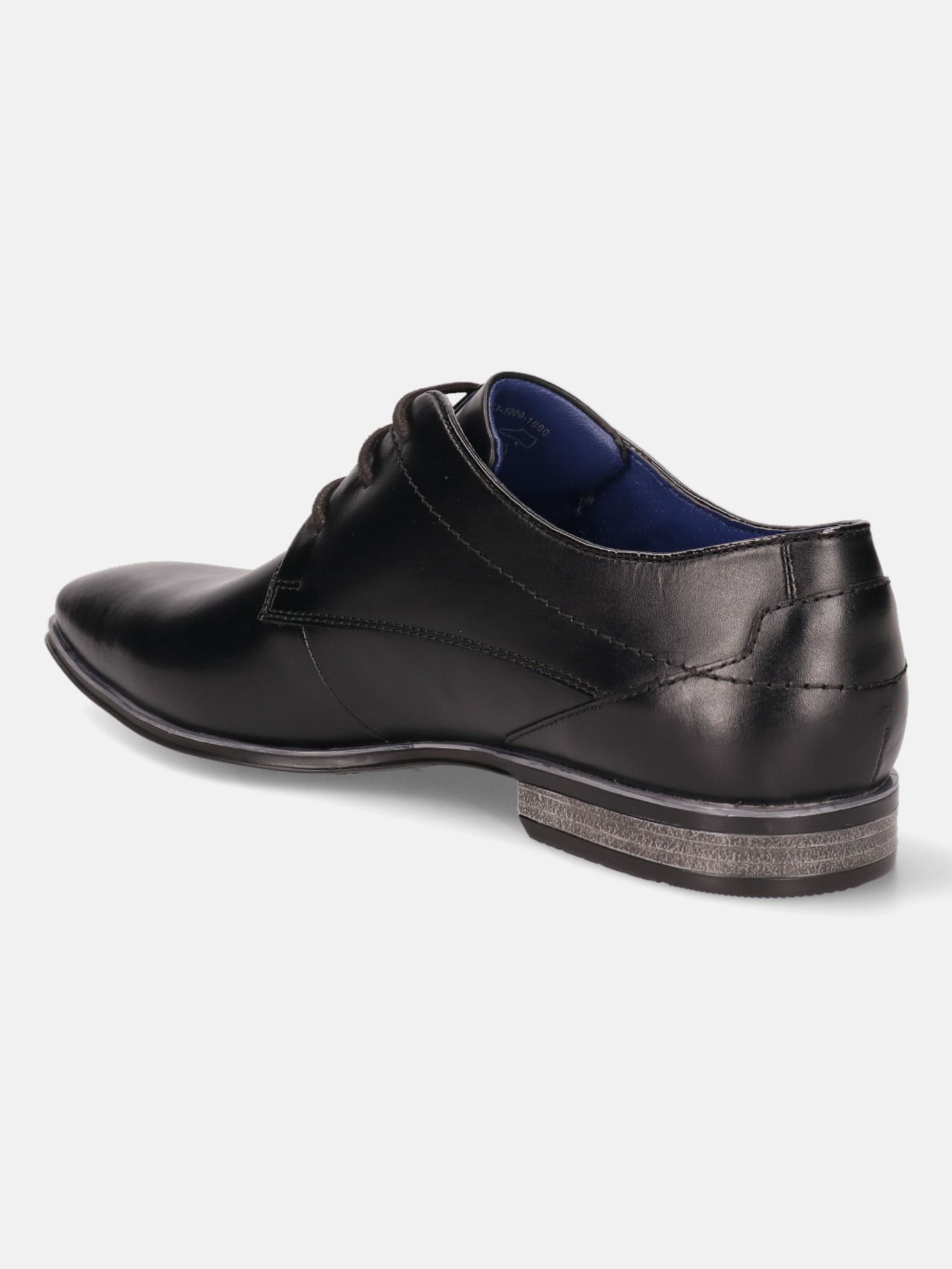 Buy Bugatti Margo Black Men Leather Derbies Formal Shoes Online