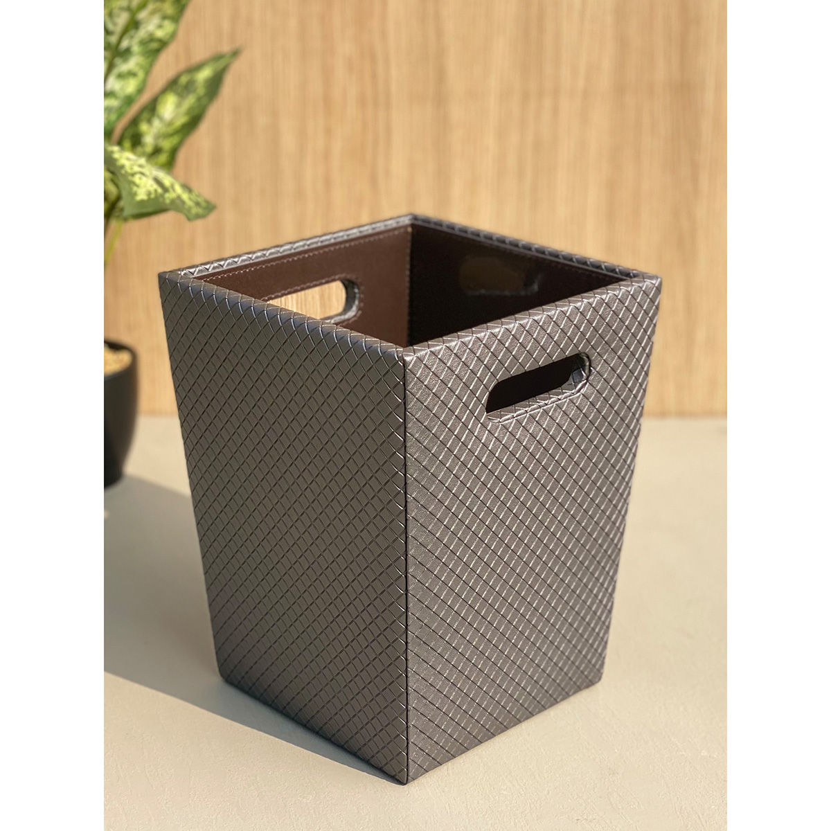 Buy Mason Home Braided Dustbin Grey Online