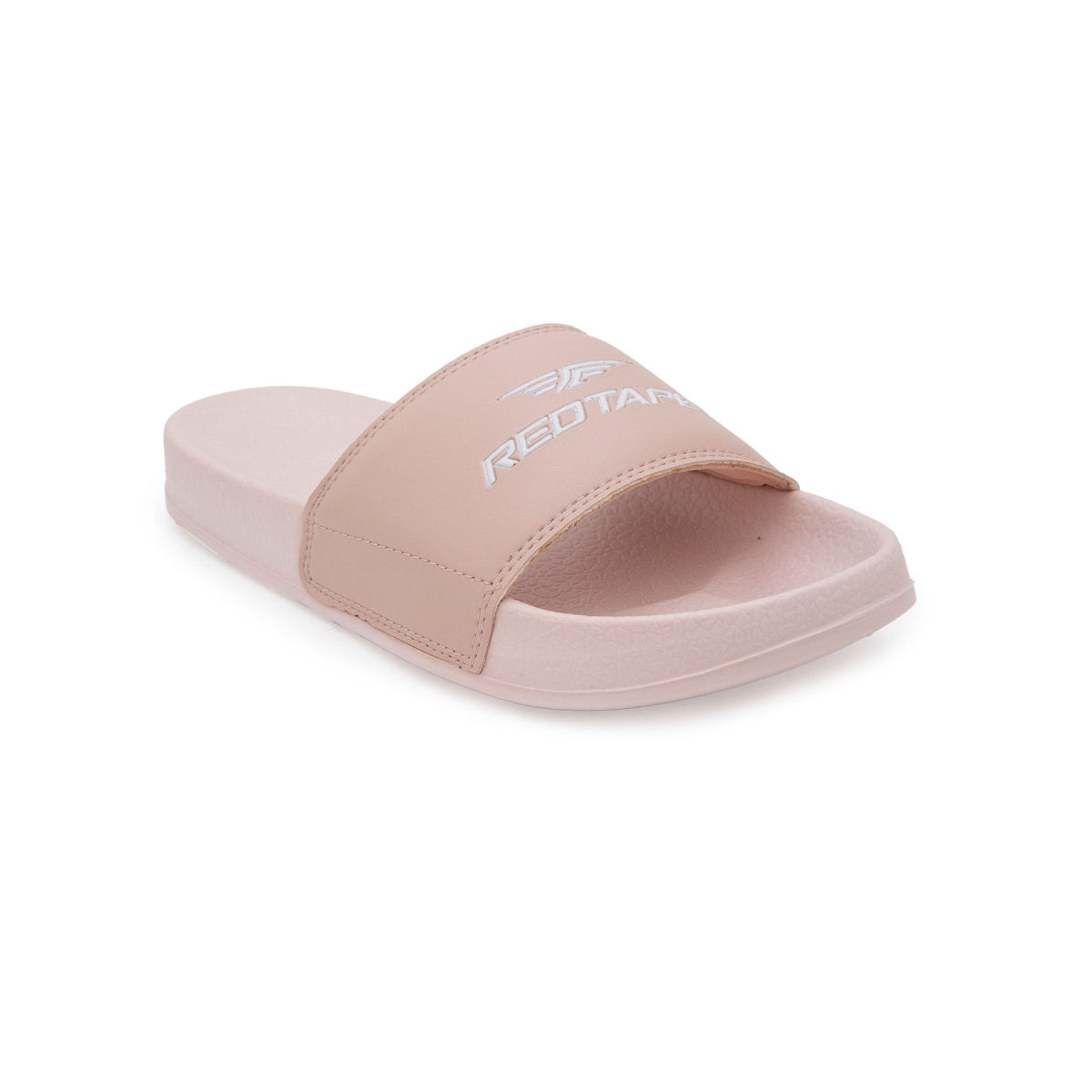 Buy Red Tape Solid Pink Sliders Online