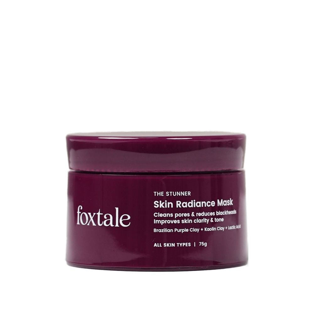 Buy Foxtale De-Tan Skin Radiance Mask, With Lactic Acid, Brazilian ...