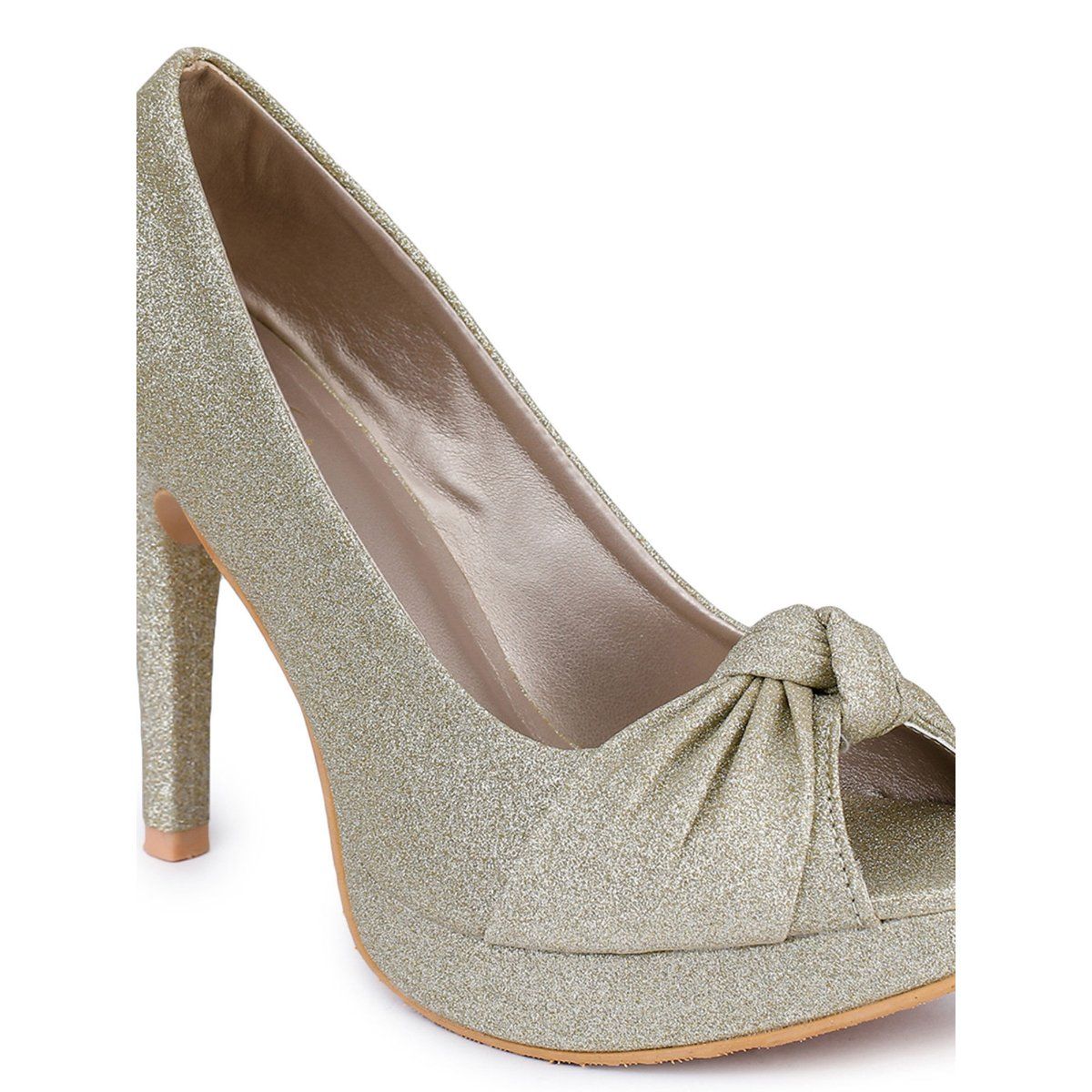 Buy VALIOSAA Solid Gold Peep Toes Online