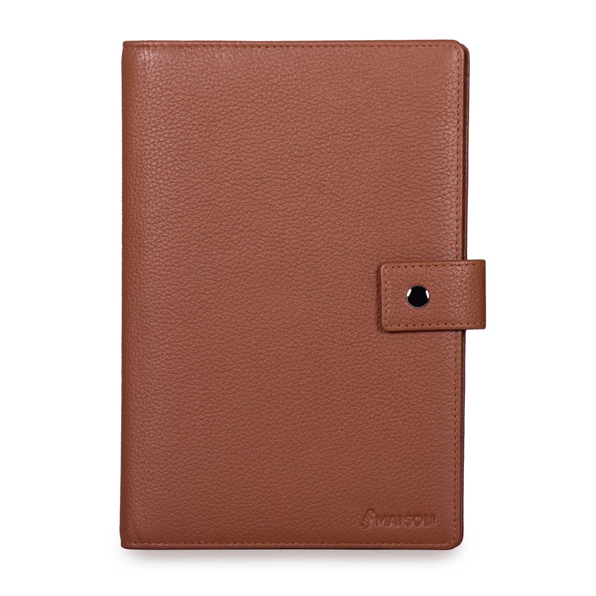 Buy Mai Soli Brown Genuine Leather Quest Family Travel Passport Holder Online