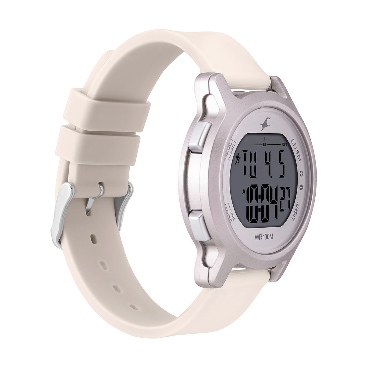 Buy Fastrack Streetline 68027PP04 Grey Dial Digital Watch for Women Online