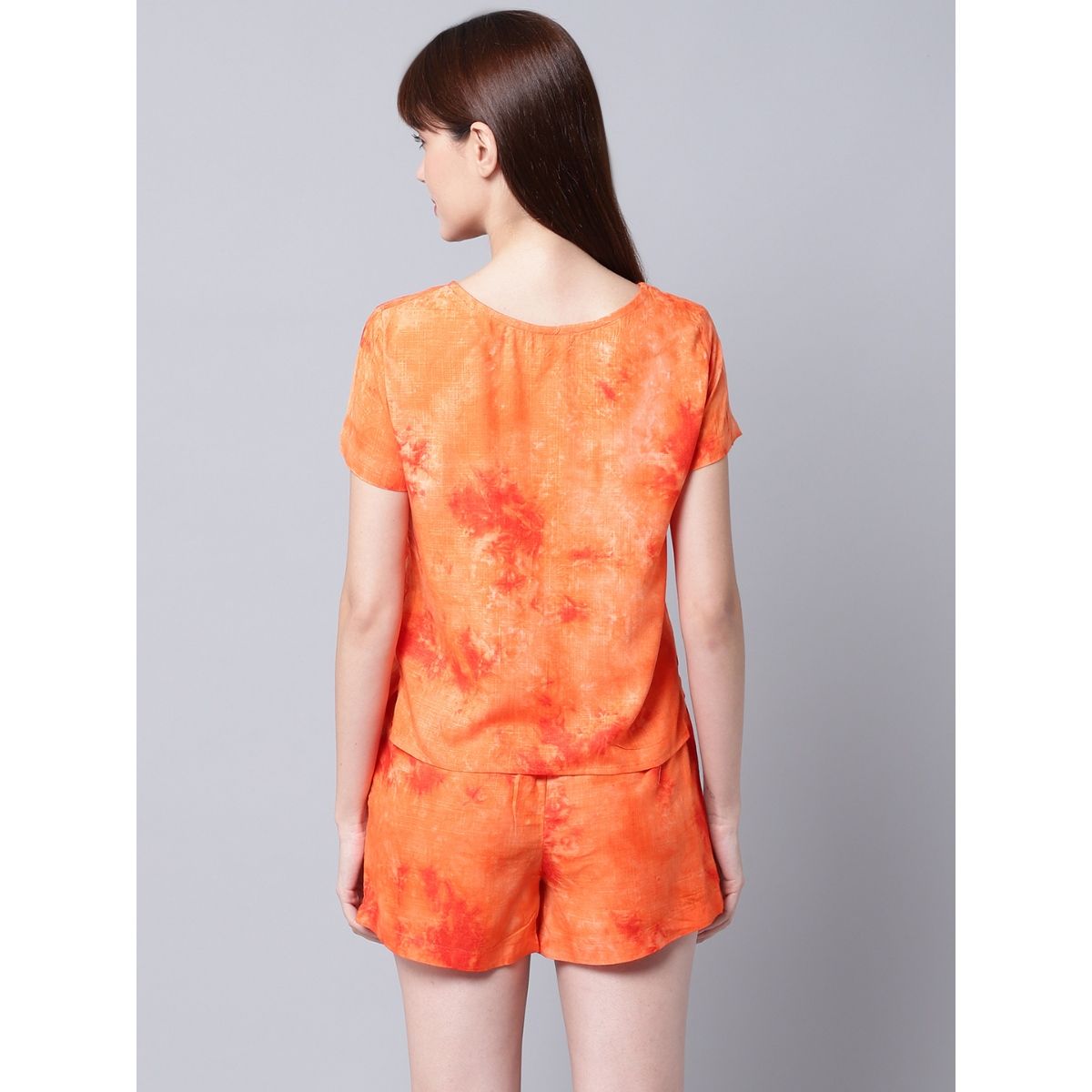 Erotissch Womens Orange Tie Dye Night Suit Set Of 2 Buy Erotissch Erotissch Womens Orange Tie Dye Night Suit Set Of 2 Buy Erotissch
