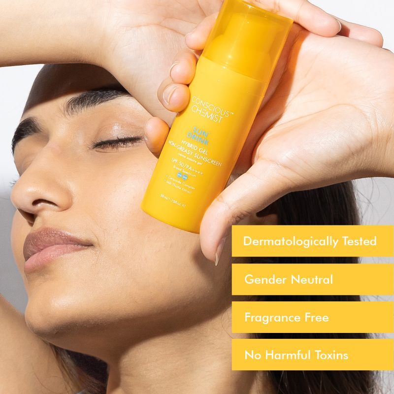 Conscious Chemist Sun Drink Hybrid Lightweight Gel Sunscreen SPF50 Pa ... Conscious Chemist Sun Drink Hybrid Lightweight Gel Sunscreen SPF50 Pa ...