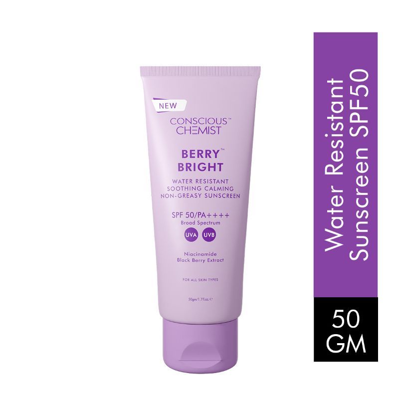 Conscious Chemist Berry Bright Sunscreen SPF 50 PA++++: Buy Conscious ...