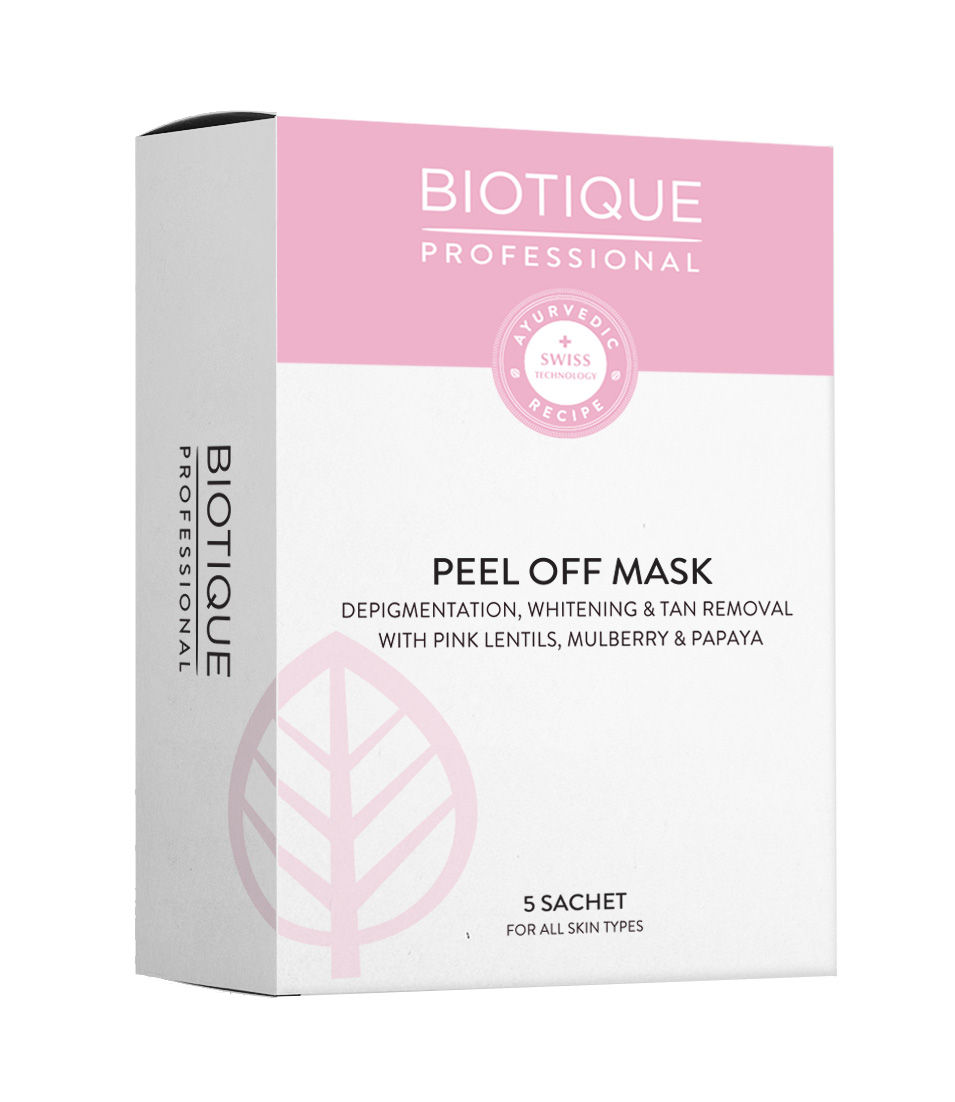 Buy Biotique Professional Depigmentation, Whitening & Tan Removal Peel Off Mask Online