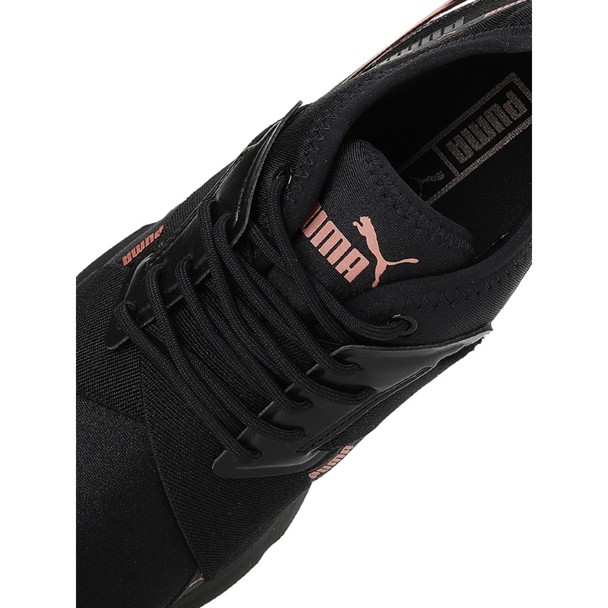 Buy Puma Muse X-2 Metallic V1 Women Black Sneakers Online