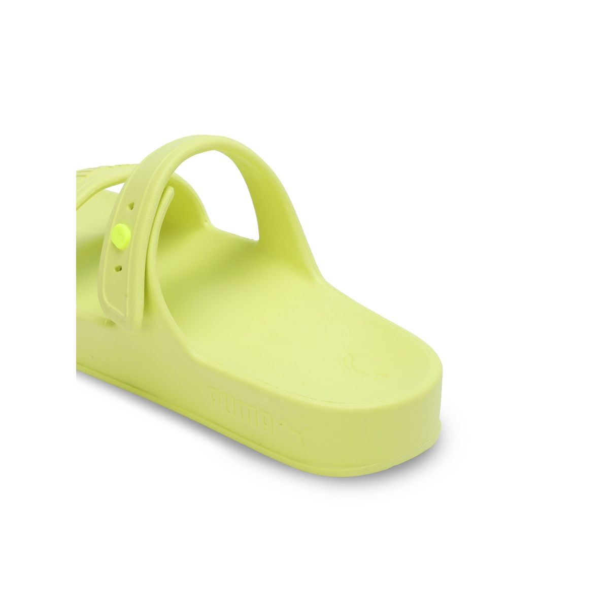 Buy Puma Coscon Womens Yellow Sliders Online