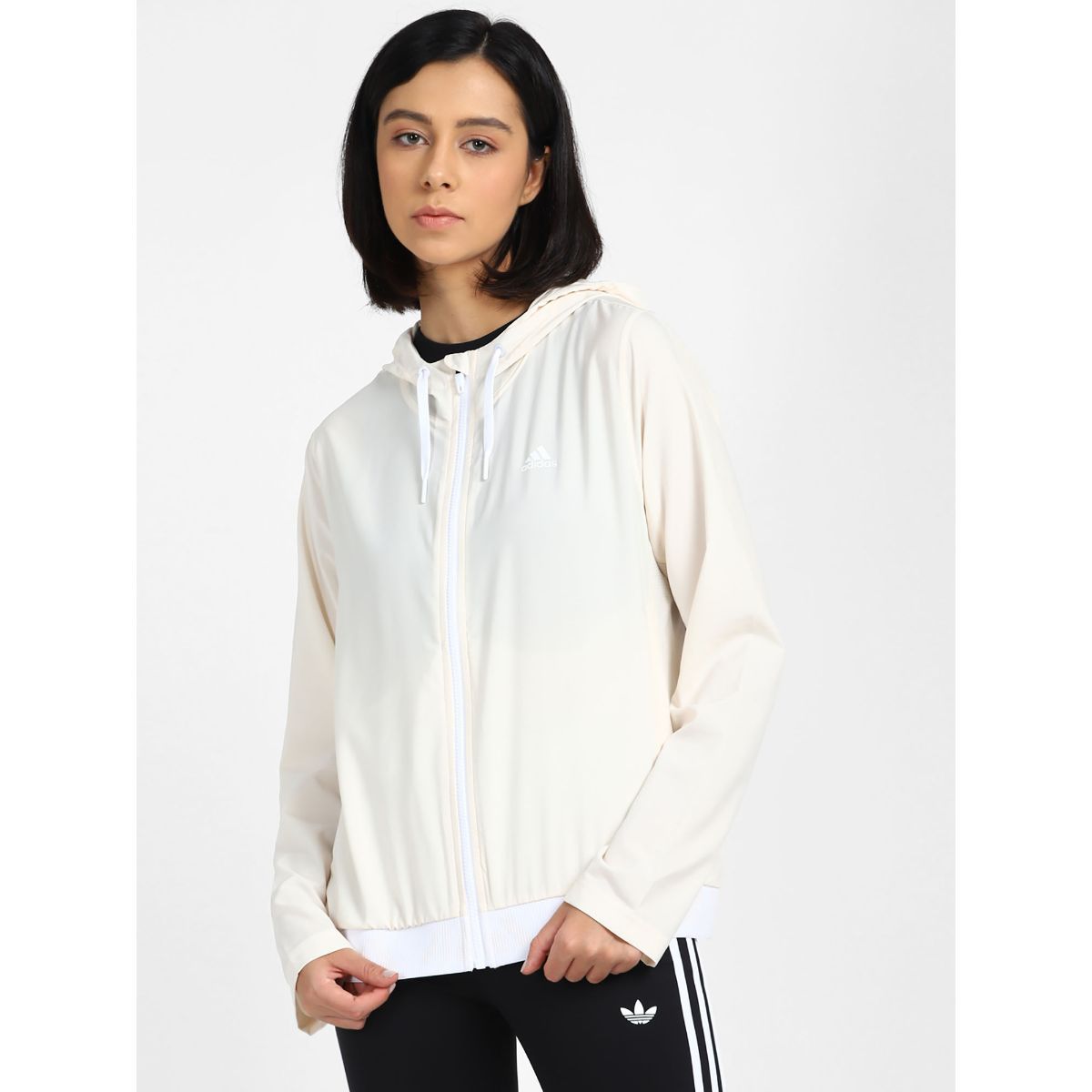Buy adidas Branded Layer White Training Jacket Online
