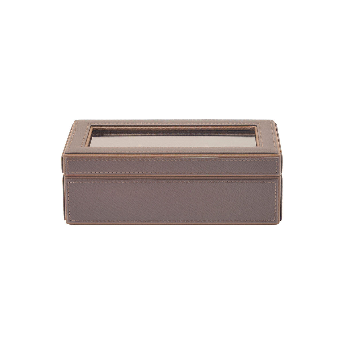 Buy Pure Home + Living Brown Pelle 3-Part Watch Box Online