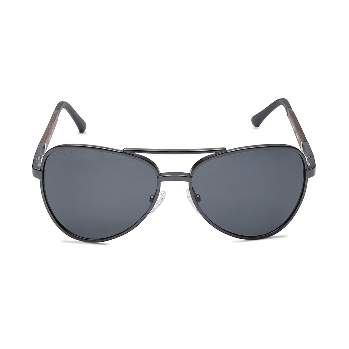 Buy Titan Grey Aviator Sunglasses (GC360BK1PV) Online