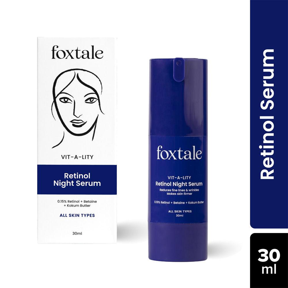 Buy Foxtale 0.15% Encapsulated Retinol Night Serum Boosts Collagen ...