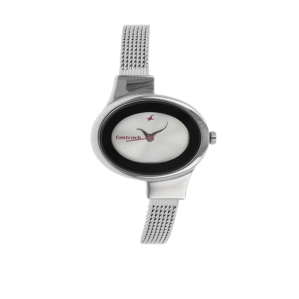 Buy Fastrack Silver Dial Silver Stainless Steel Strap Watch Online
