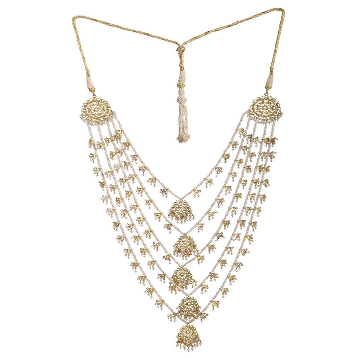 Zariin Gold Divine Love Layerd Necklace: Buy Zariin Gold Divine Love ...
