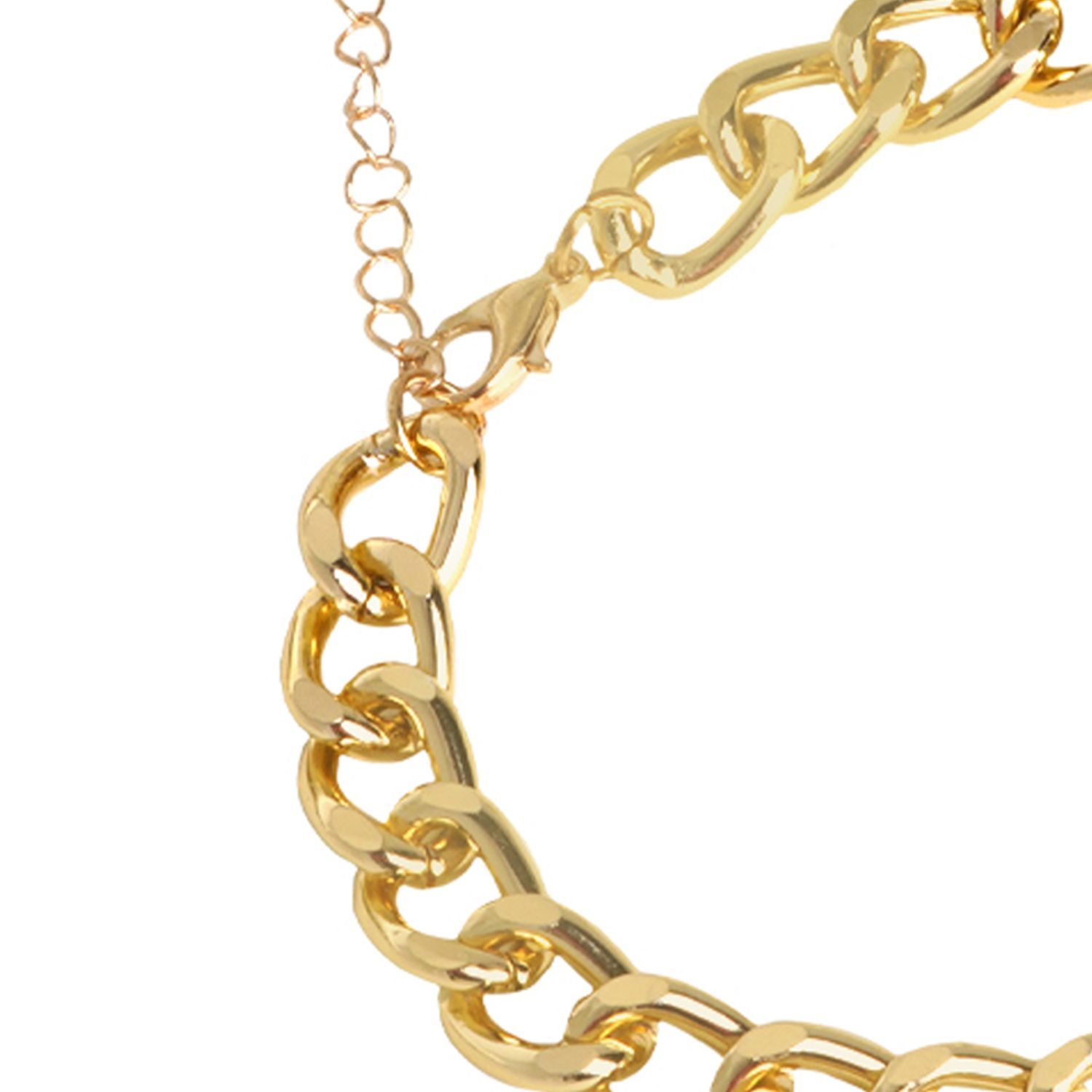 Joker & Witch Gold Butter Chain Link Anklet For Women: Buy Joker ...