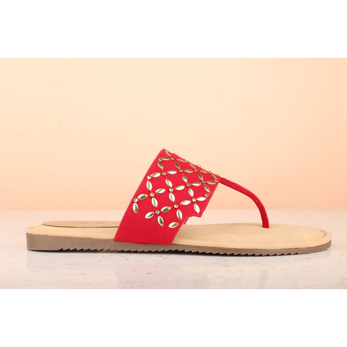 Inc.5 Embellished Maroon Flats: Buy Inc.5 Embellished Maroon Flats ...