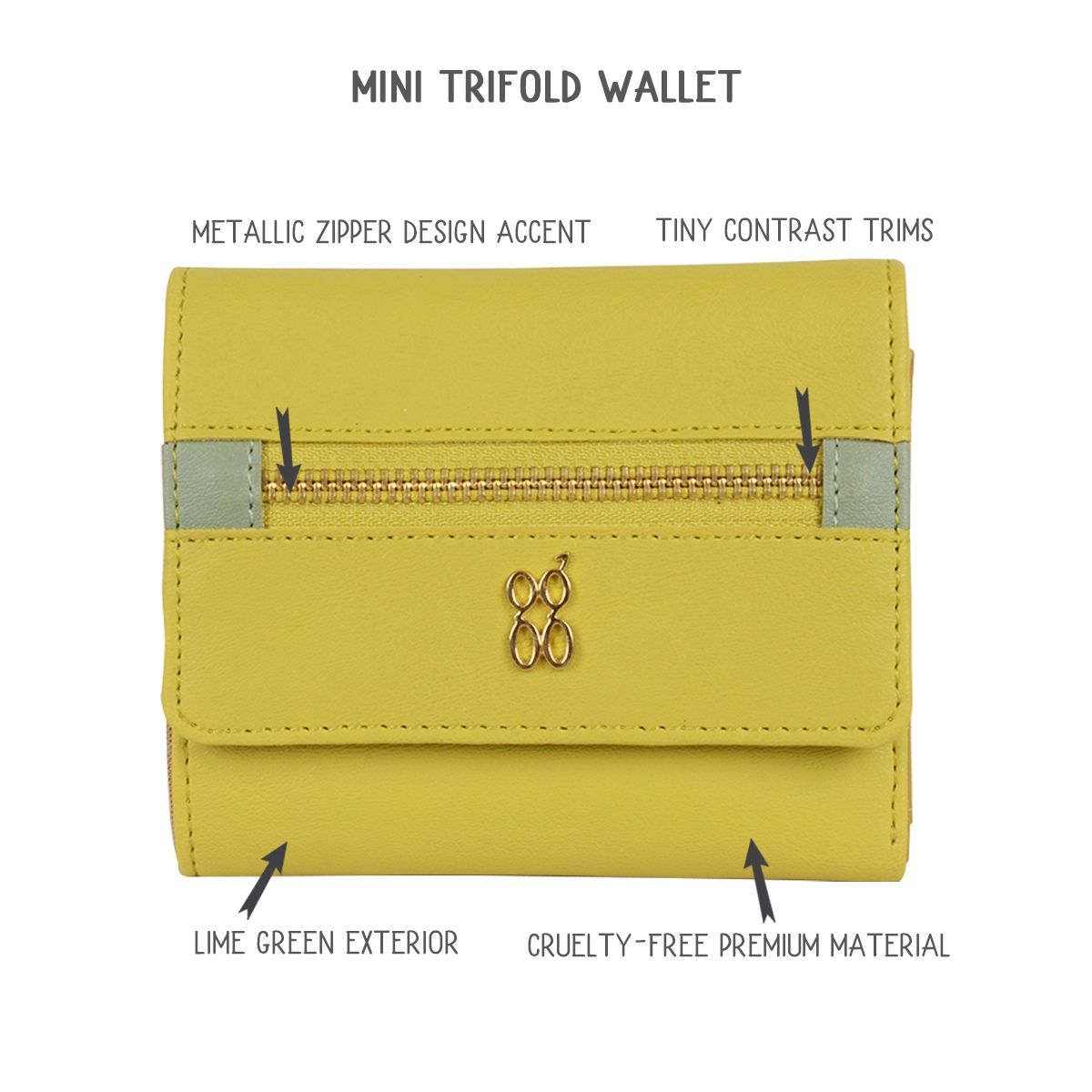 Buy Baggit Locker Green Small Wallet Online