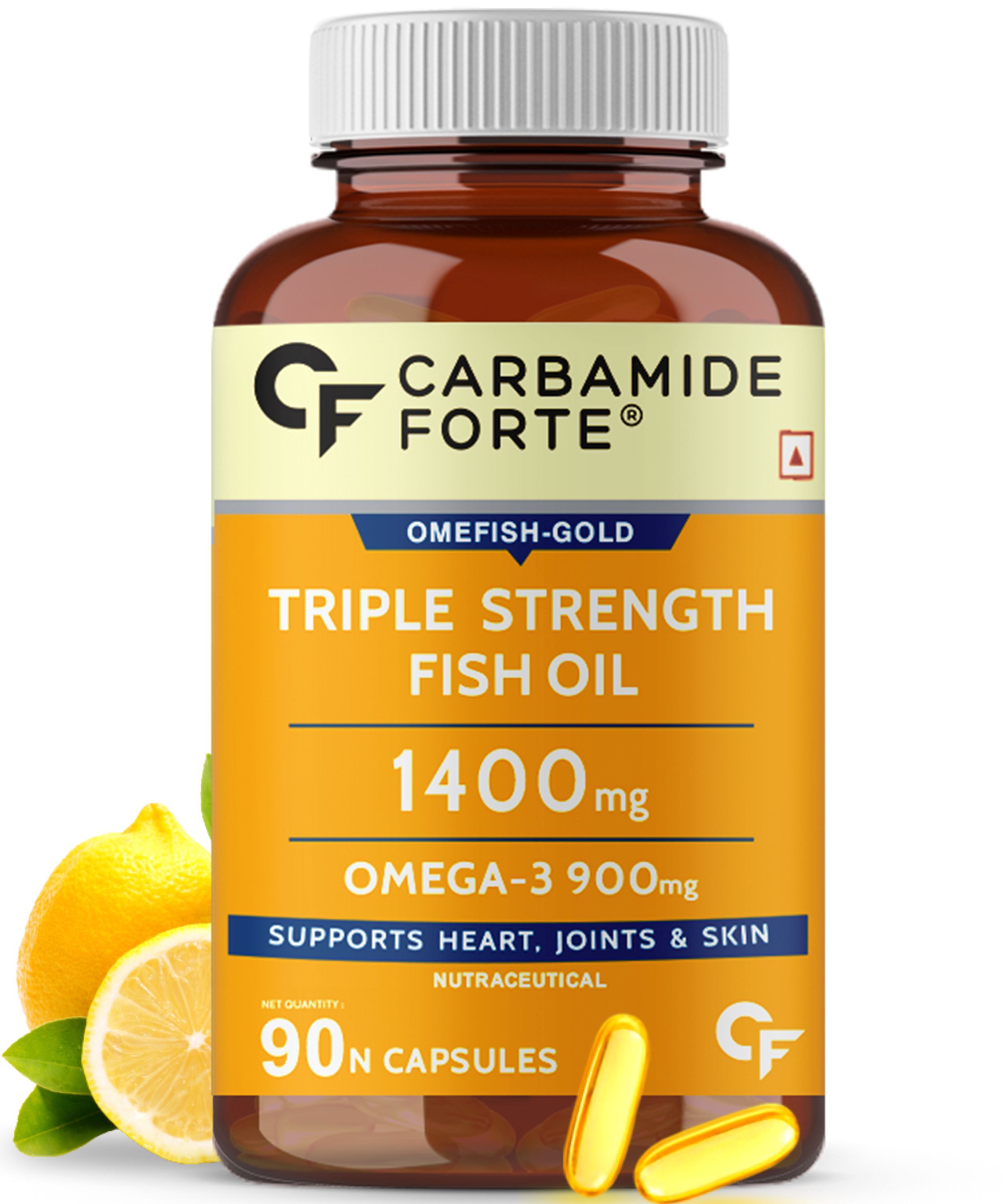 Carbamide Forte Triple Strength Omega 3 Fish Oil 1400mg Capsules ...