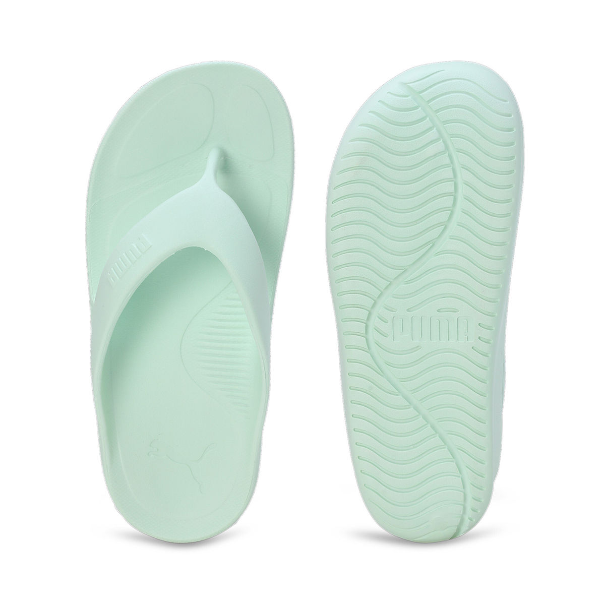 Buy Puma Wave Flip Womens Green Flipflops Online