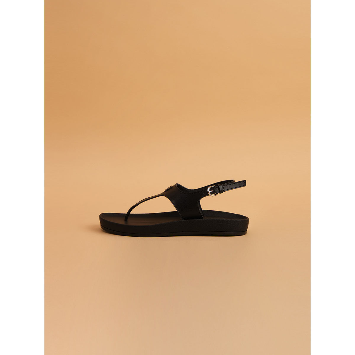 Buy Eridani Solid Black Astrid Flats Online