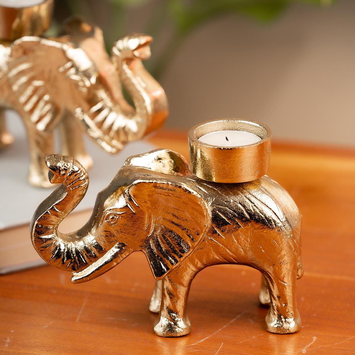 Buy SG Home Elephant Tea Light Holder Online