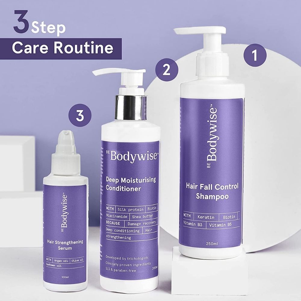 Be Bodywise Keratin Hair Fall Control Paraben & Sulphate Free Shampoo ...