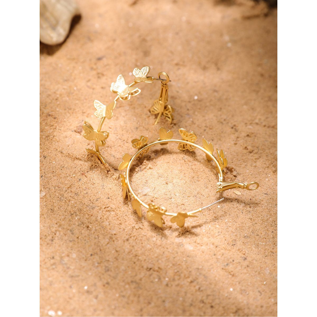 So Fetch The Butterfly Hoop Earrings: Buy So Fetch The Butterfly Hoop ...