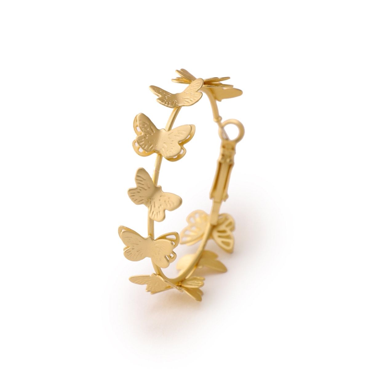 So Fetch The Butterfly Hoop Earrings: Buy So Fetch The Butterfly Hoop ...