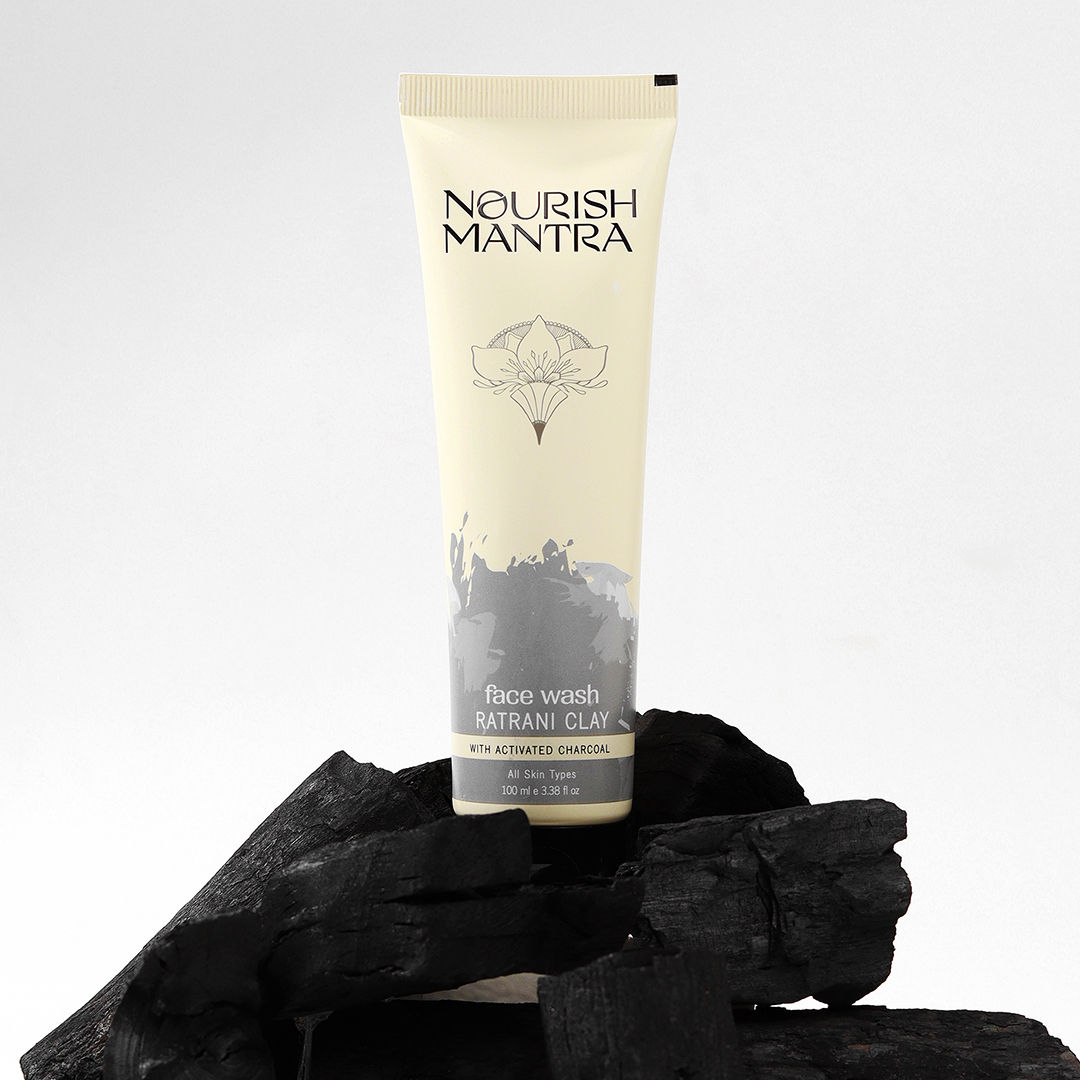 Buy Nourish Mantra Ratrani Moroccan Lava Face Wash with Activated ...