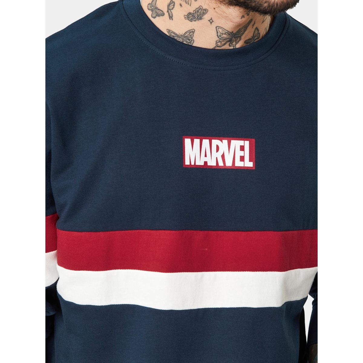 The Souled Store Marvel Avengers Assemble Oversize Full Sleeve T-Shirts ...
