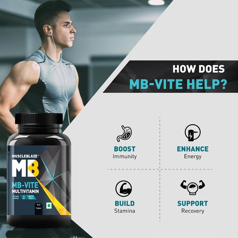 MuscleBlaze Mb Vite Multivitamin, Unflavored: Buy MuscleBlaze Mb Vite ...