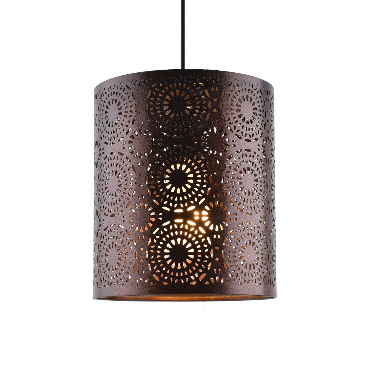 Homesake Filigree Hanging Moroccan Ceiling Lamp Copper: Buy Homesake ...