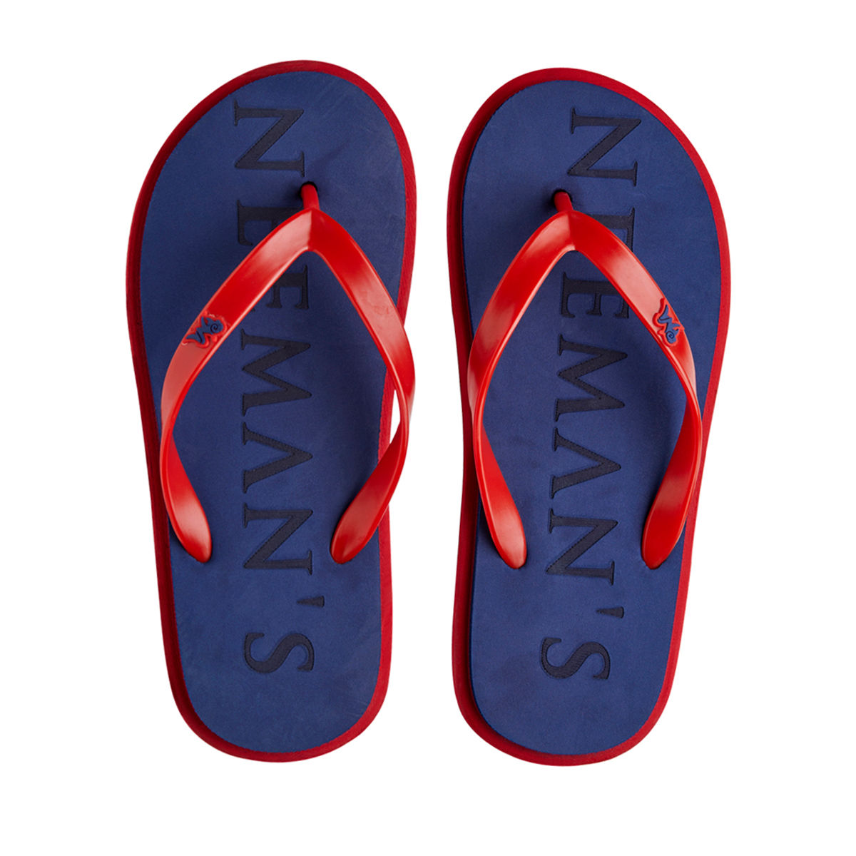Buy Neeman's Eco Classic Slippers - Navy Blue Red Online