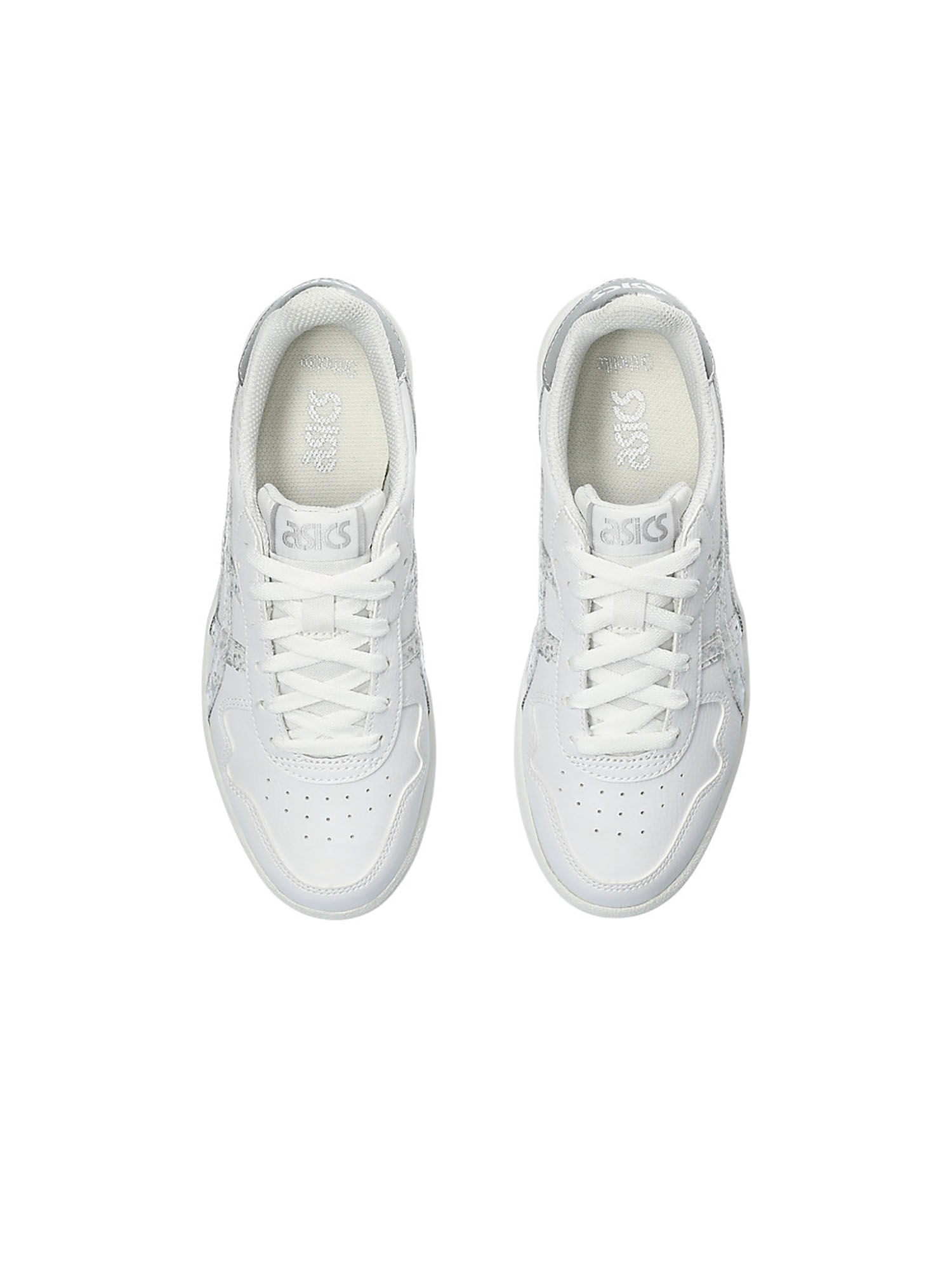 Buy ASICS Japan S White & Silver Women Sneakers Online