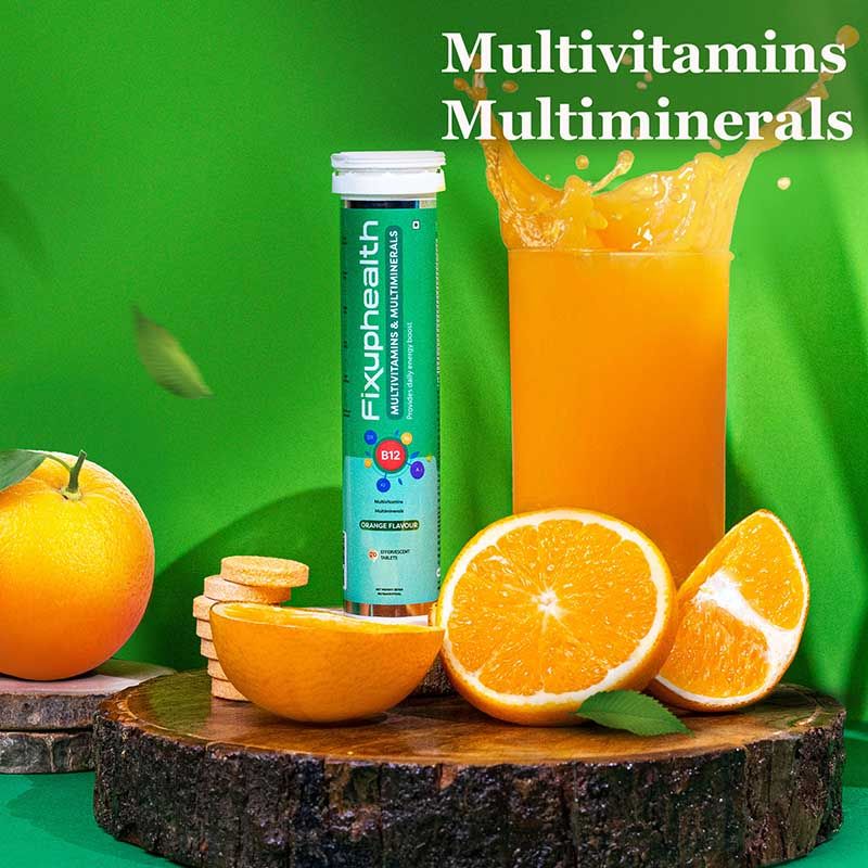 Buy Fixuphealth Multivitamins & Multiminerals Effervescent Tablets ...