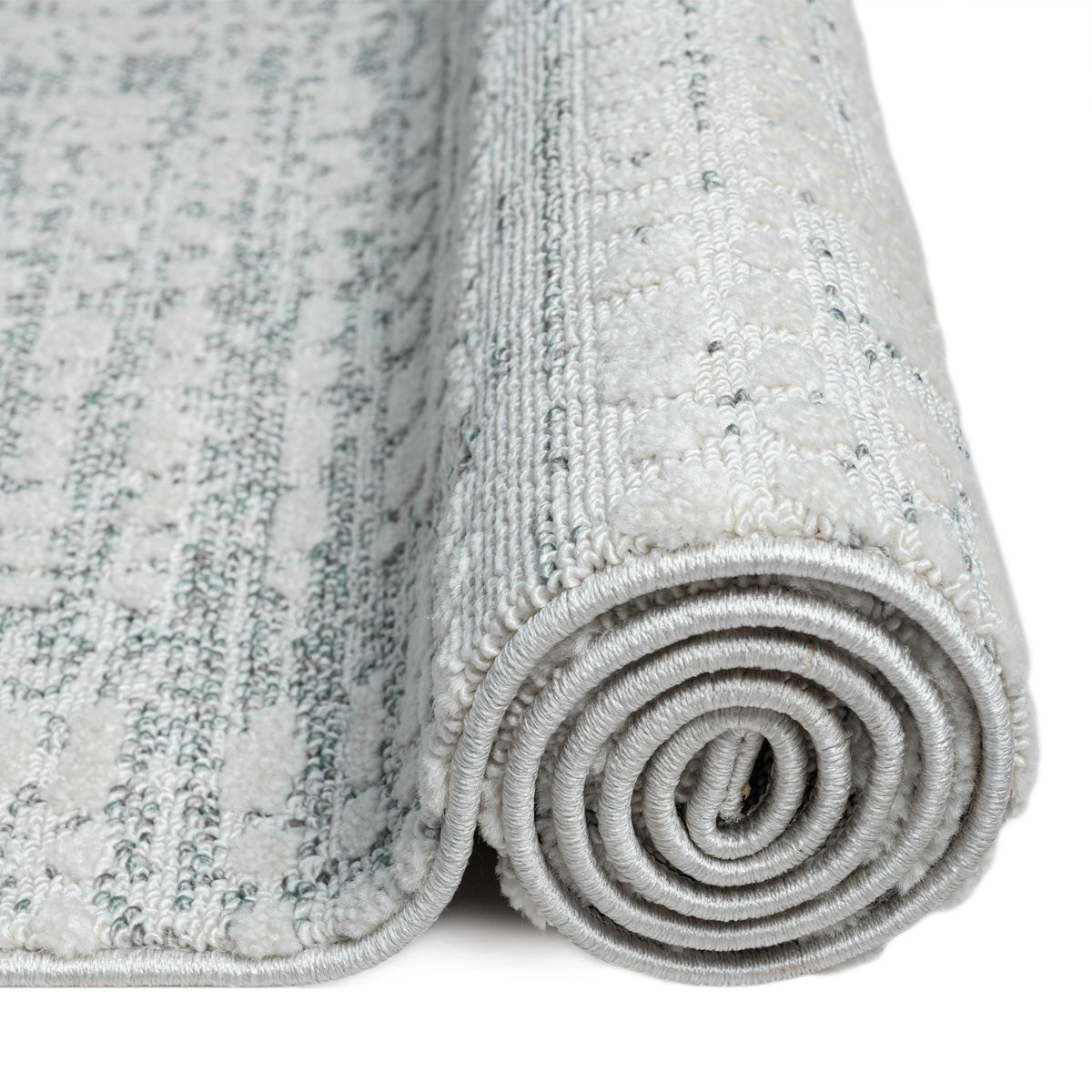 Buy OBSESSIONS Anti-static Polypropylene Machine Made Carpet , Grey Online