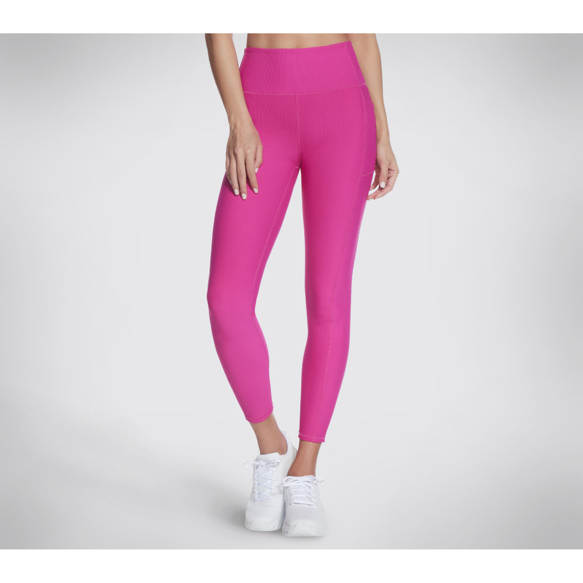Buy SKECHERS Goflex Rib Fl Hw Tights Pink Online