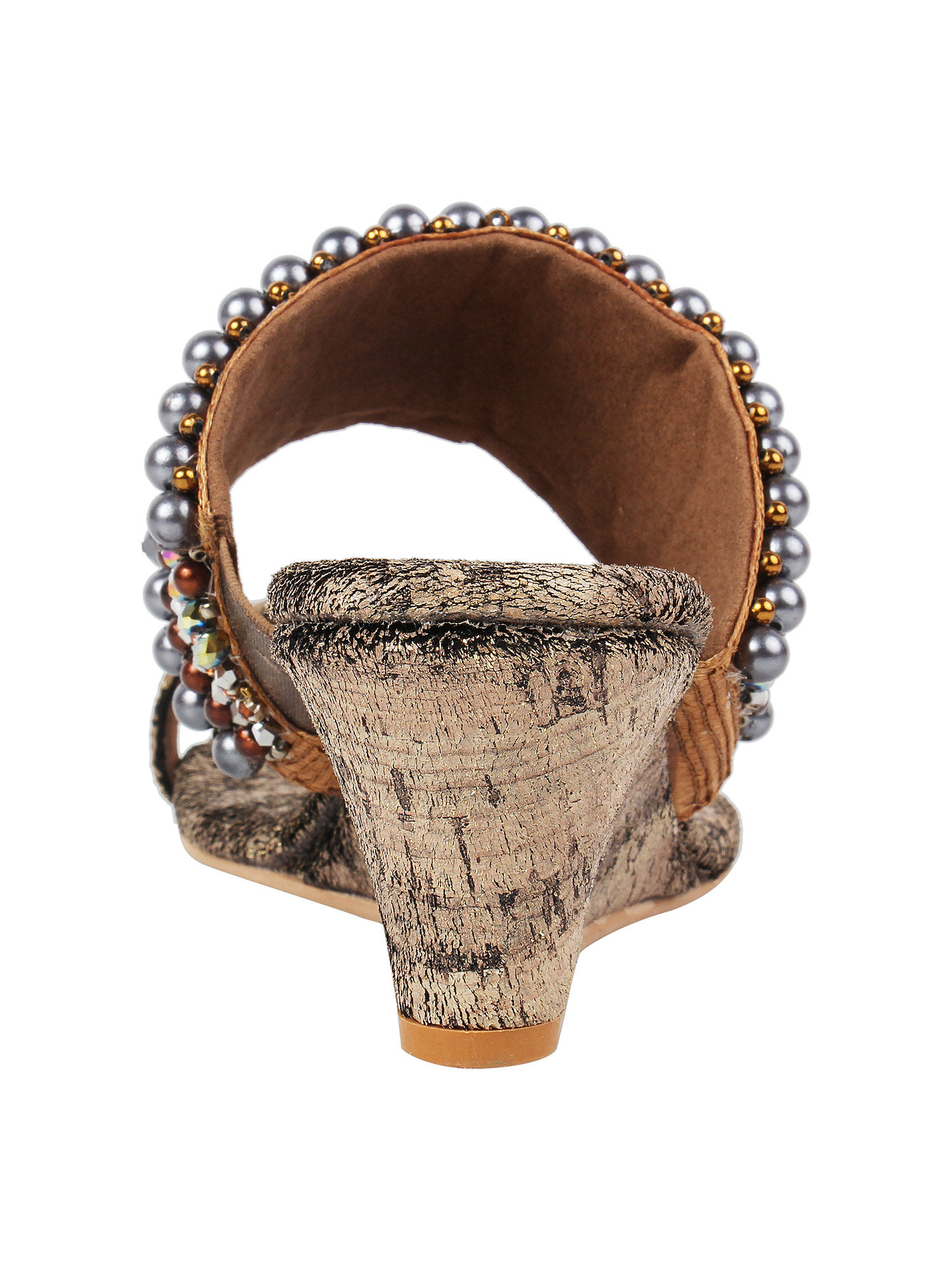 Buy CATWALK Multi Colour Embellished Wedges Online