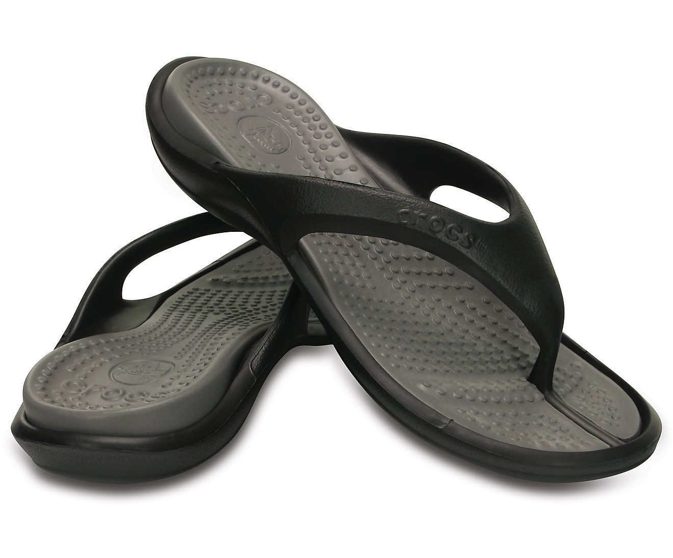 Buy Crocs Athens Black Unisex Flipflop Online