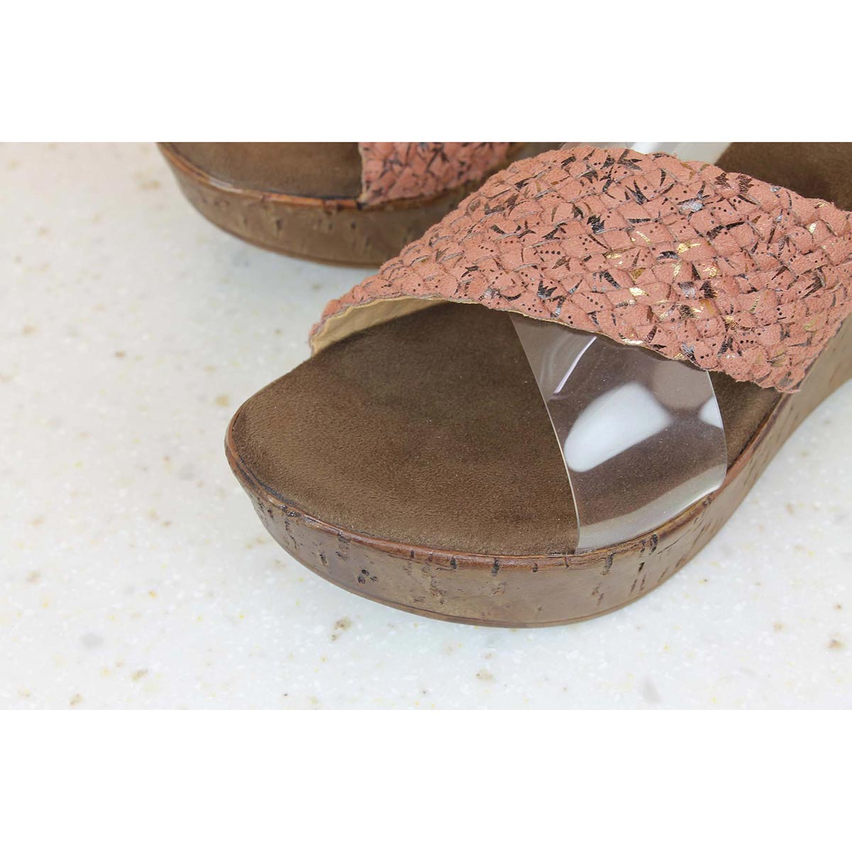 Buy Inc.5 Textured Peach Wedges Online