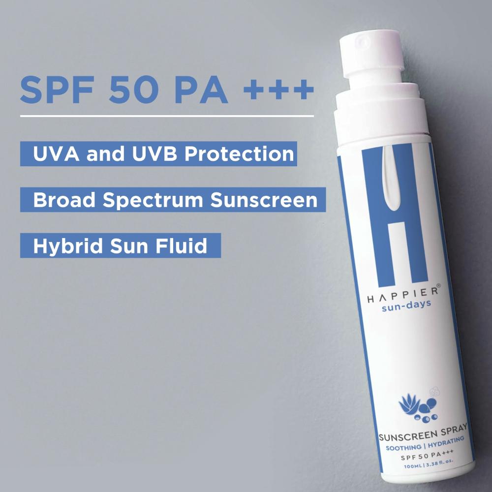 Buy Happier Sun-Days Sunscreen Spray SPF 50 PA+++ Online