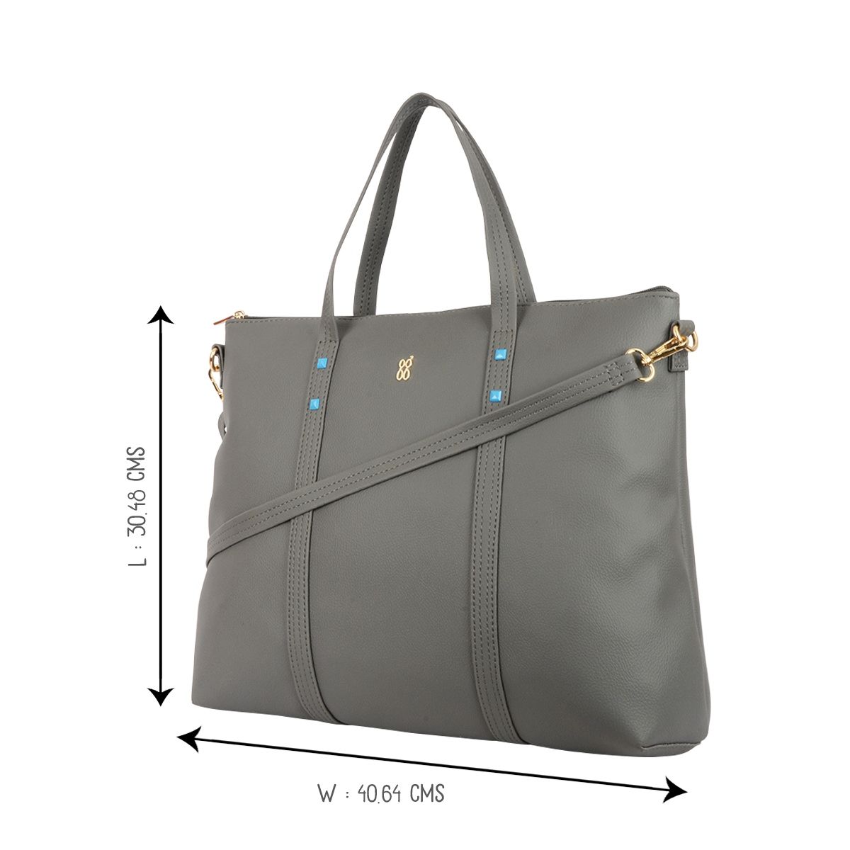 Buy Baggit Akkim Large Grey Laptop Bag Online