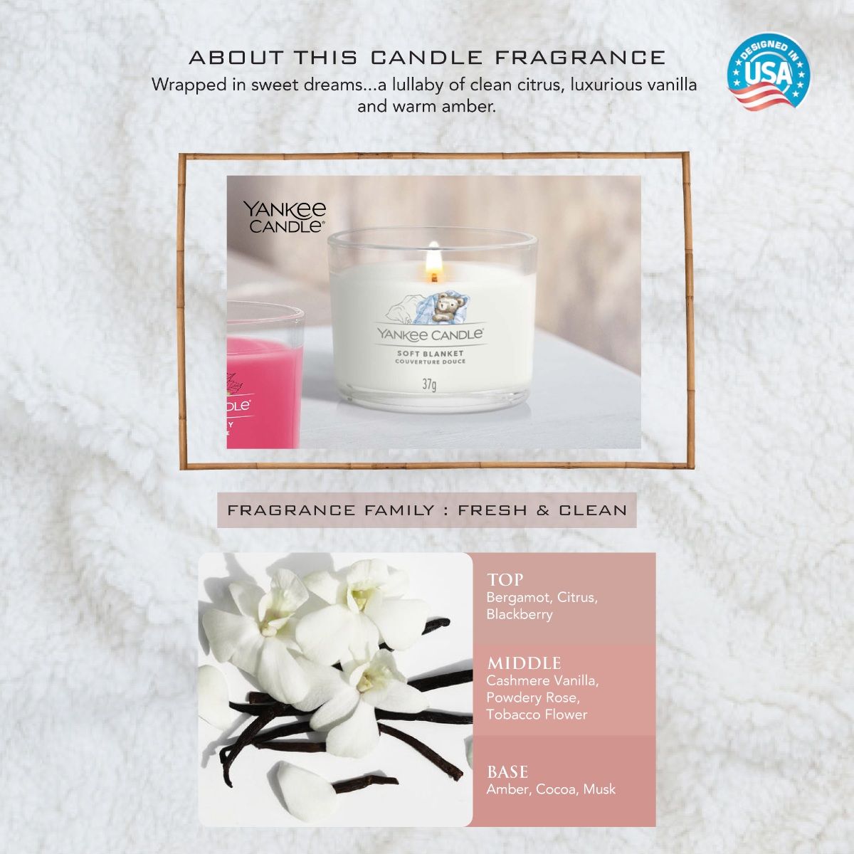 Buy Yankee Candle Filled Votive Scented Candle - Soft Blanket Online