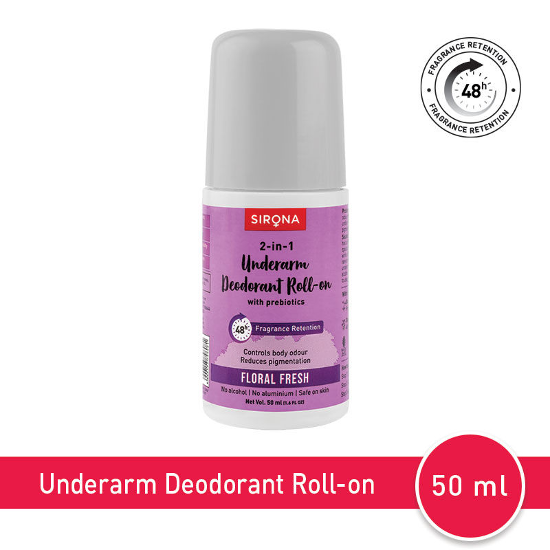 Sirona Underarm Roll On For Men & Women - Floral Fresh: Buy Sirona ...