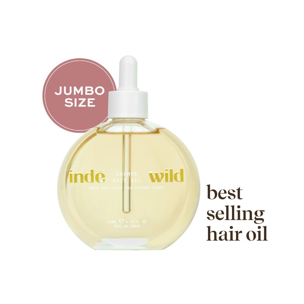 Buy inde wild Champi Hair Oil With Bhringraj, Brahmi & Amla For ...