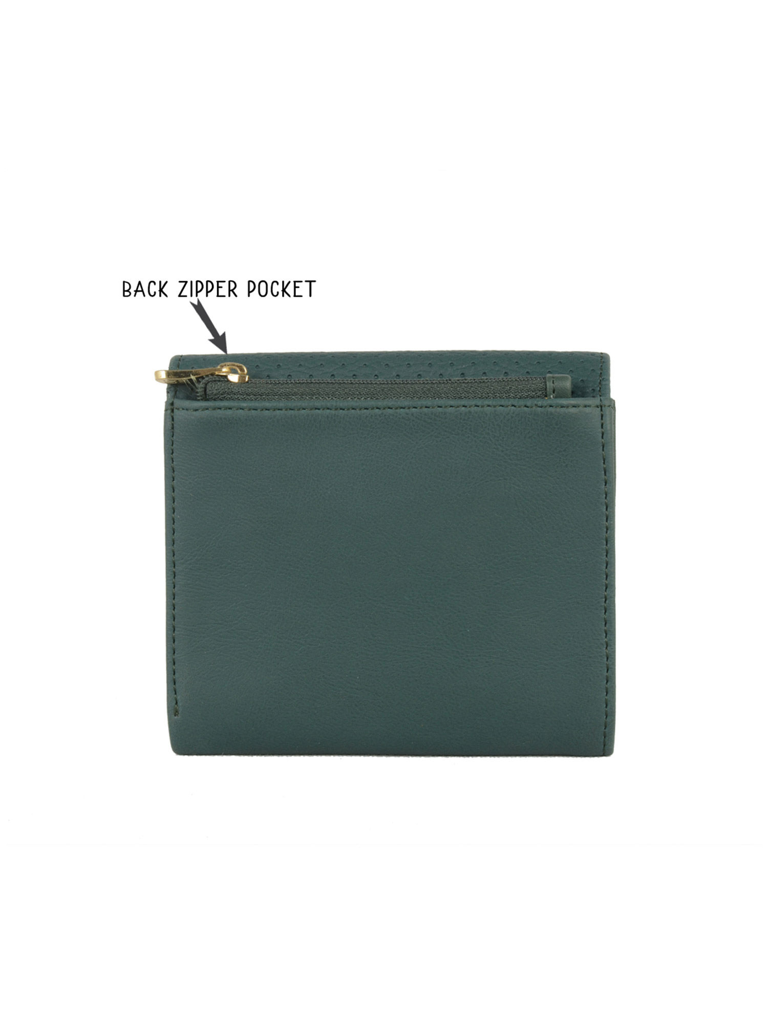 Buy Baggit Clawdia Green Small Wallet Online