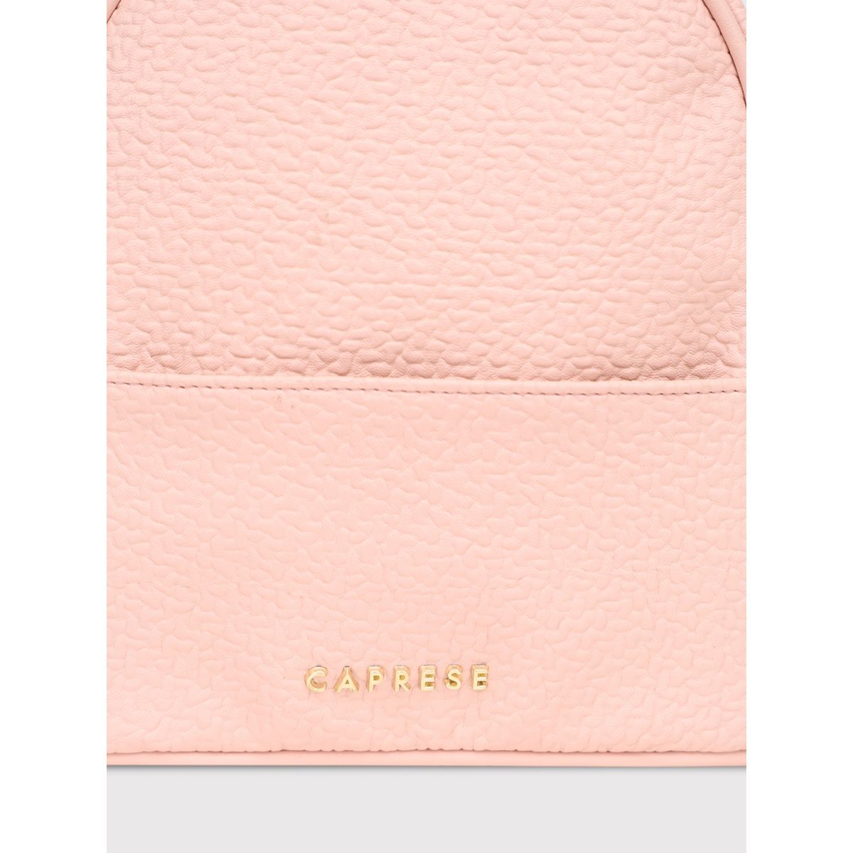 Buy Caprese Pink Solid Backpack Online