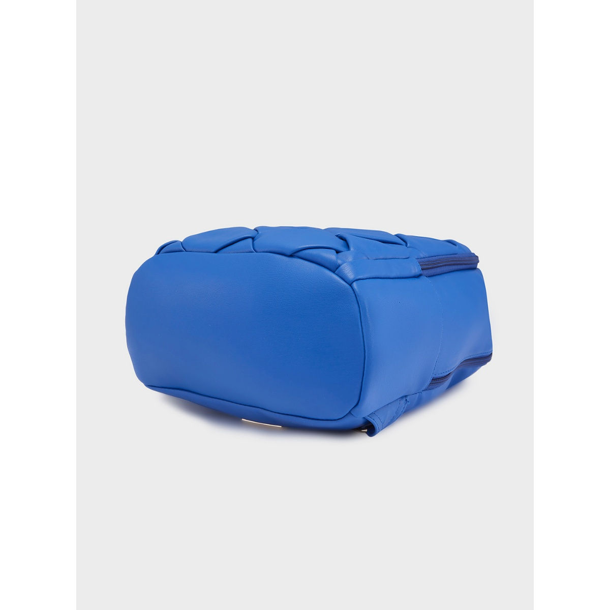 Buy Caprese Blue Textured Backpack Online